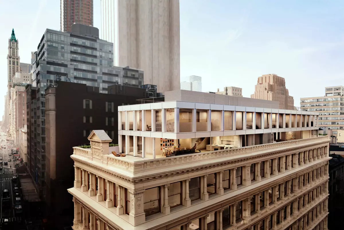 Чугунный дом Сигэру Бана выходит на новый уровень, поднимая планку для пентхаусов Tribeca 23215_1