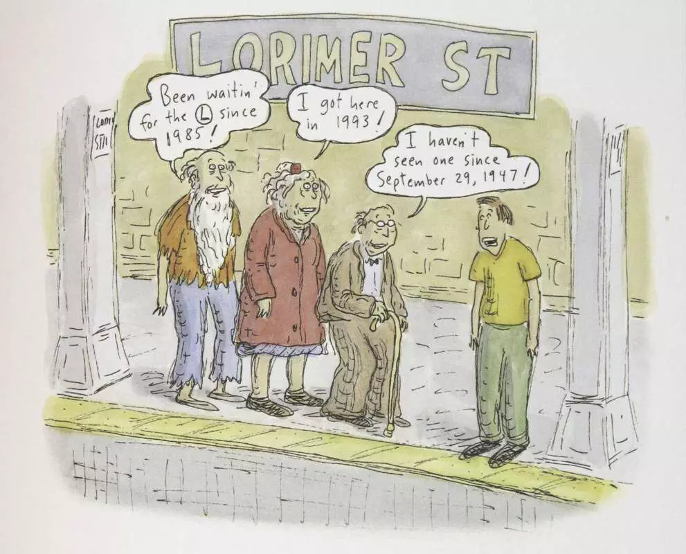 roz-chast-l-train-lorimer-stop-new-yorker-teiknimynd