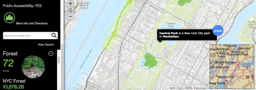 Aree Naturali Conservancy-map-Central Park-2