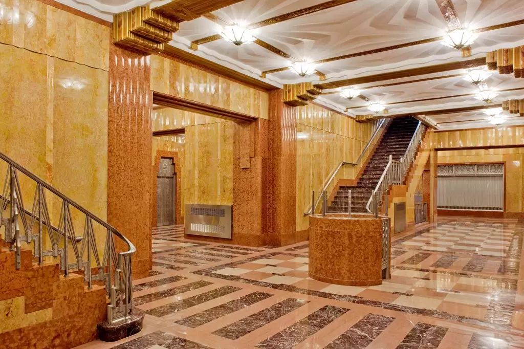 Irenti yeSithili sezeMali, i-art deco New York, 70 Pine Street, Rose Associates, AIG Building