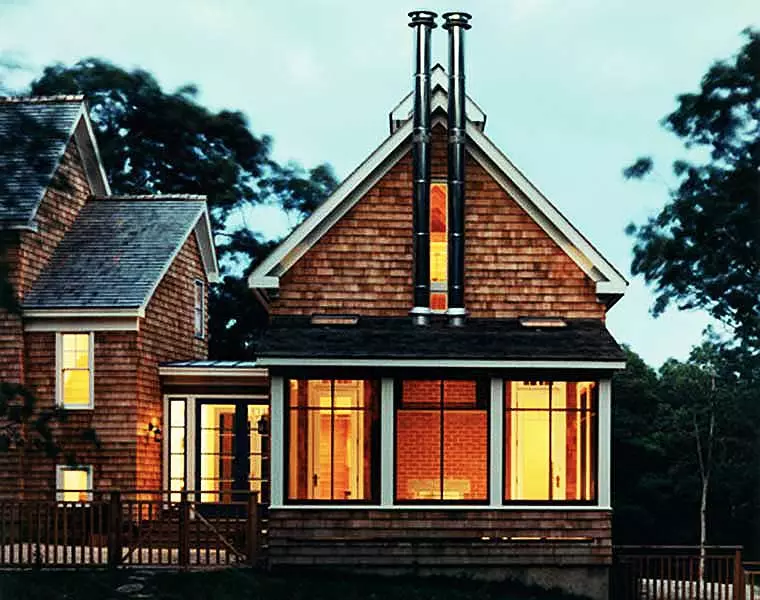 CWB Architects, phong cách Shingle, East Hampton Northwest Woods, EJ Audi, gỗ tuyết tùng đỏ, gỗ hemlock phía đông, thông gió chéo, Brendan Coburn, mái vòm