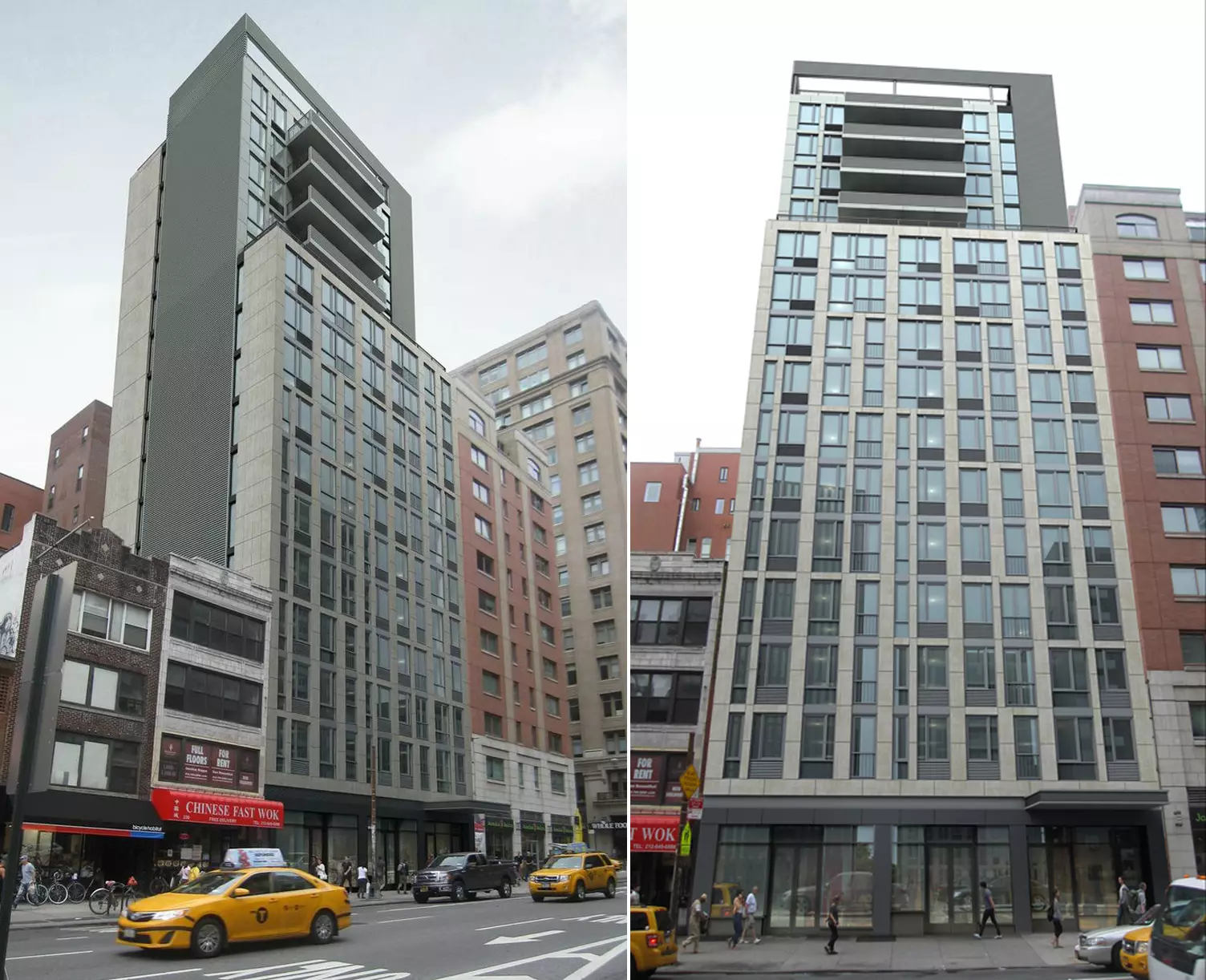 Седьмая авеню, 232 C3D Architecture начинает подъем на 17 этажей в Челси 23583_1