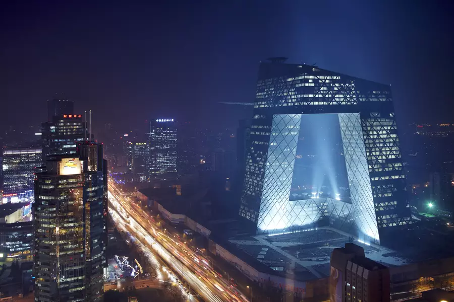 برج دوربین مدار بسته در پکن