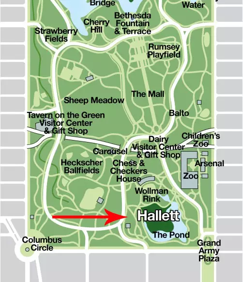 Природен резерват Central Park Hallet