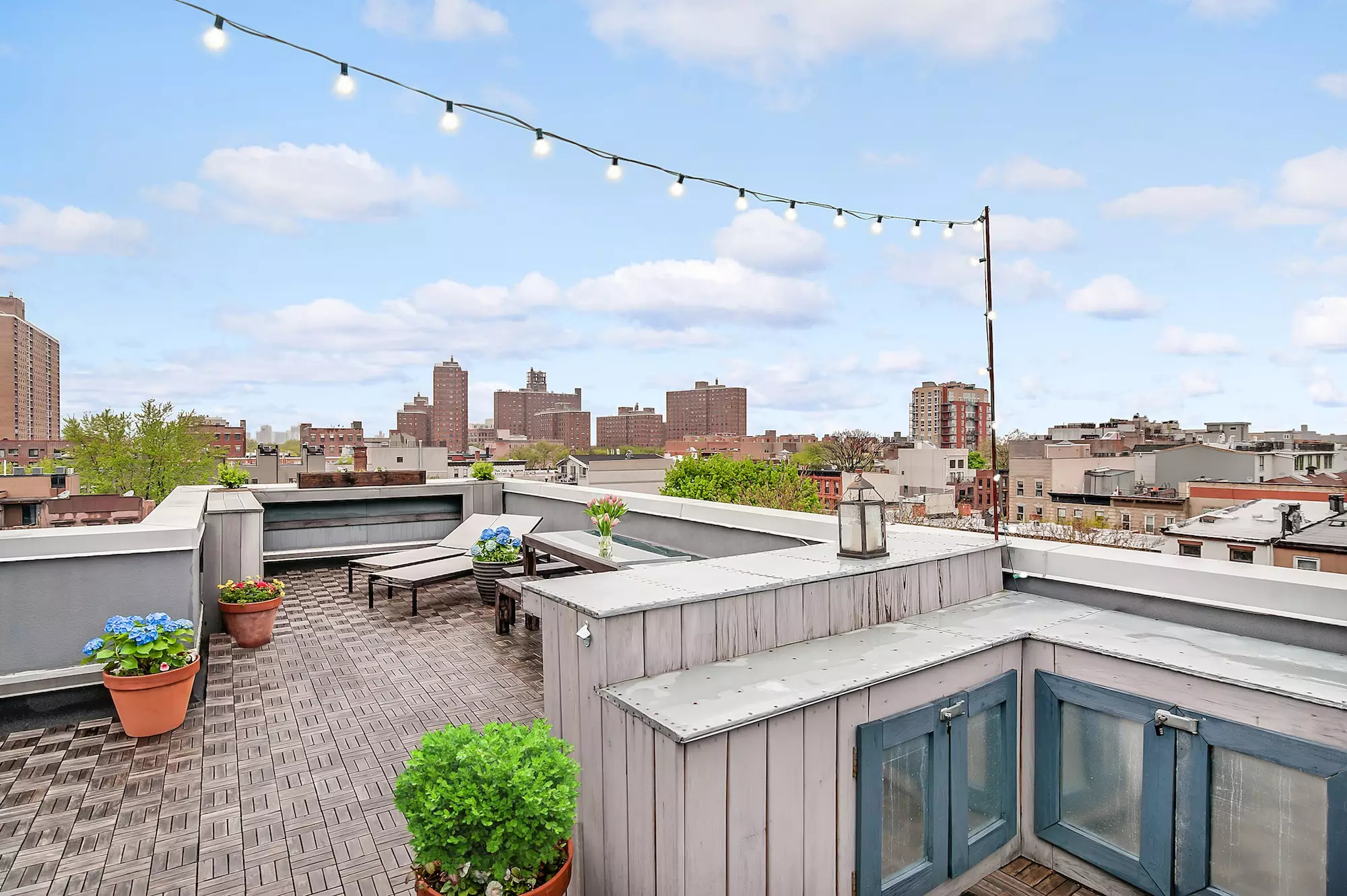 27 Quincy Street, clinton hill, deck no telhado