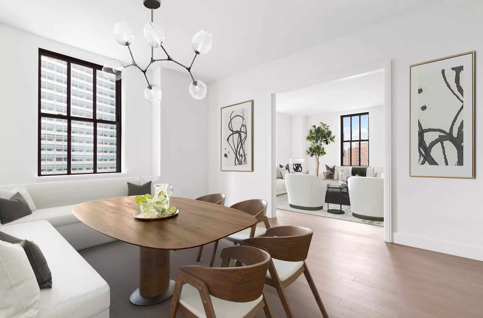 Dit grutte Tribeca-appartement mei fjouwer sliepkeamers yn 'e earste Art Deco-wolkenkrabber fan 'e wrâld freget $ 8,8 miljoen 2402_4