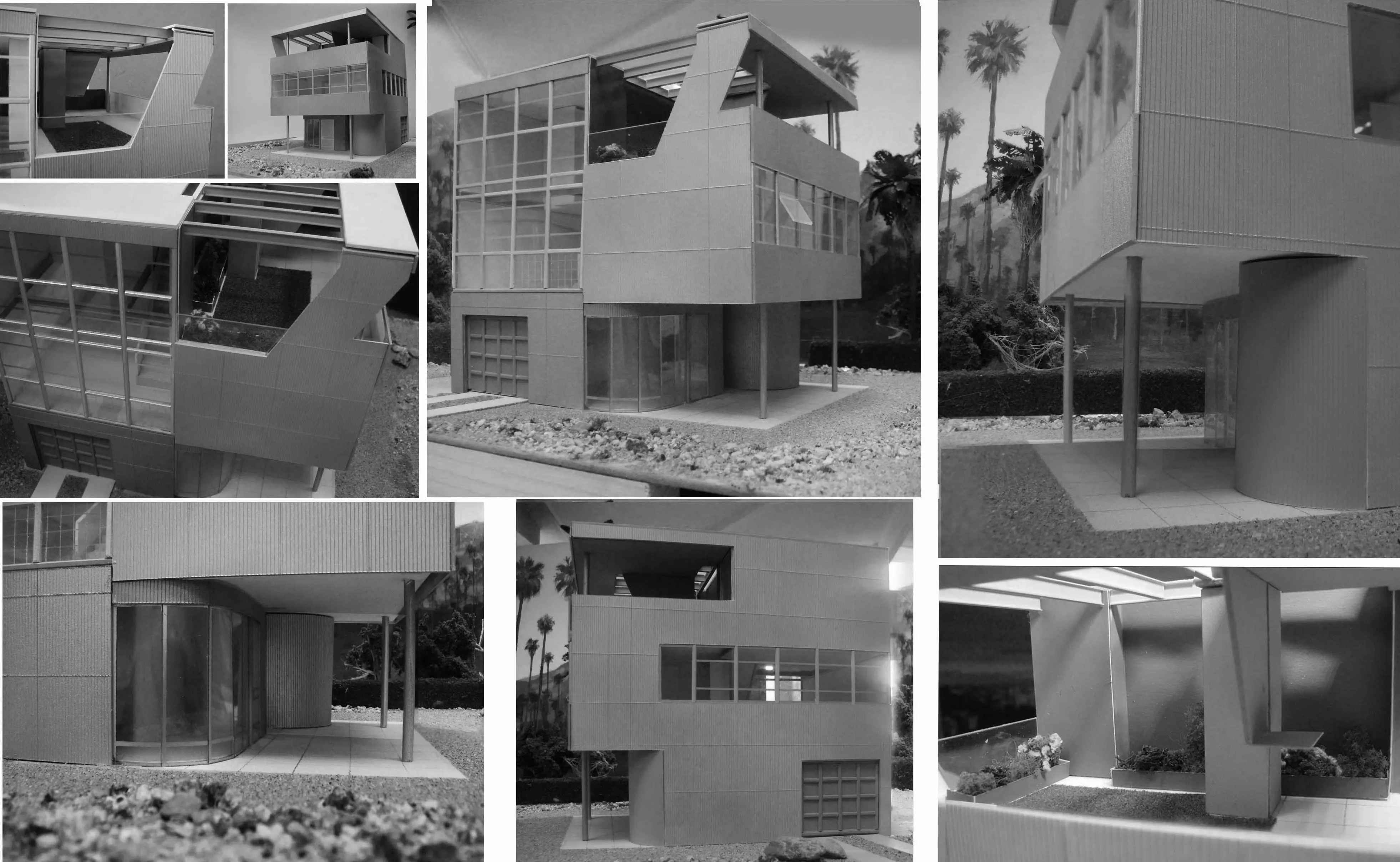 Aluminaire BW Collage