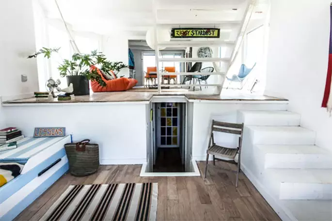 rockaway houseboat, airbnb, sarrera