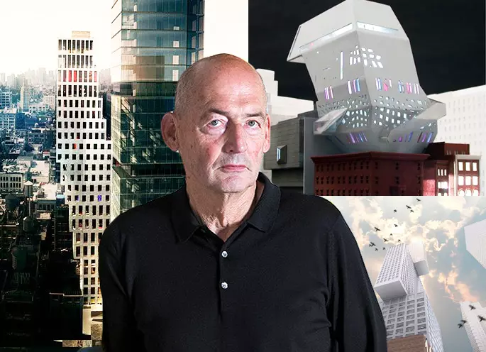 Ĉar Rem Koolhaas Fine Desegnas Unuan NYC-Konstruaĵon, Rerigardon al Liaj Nekonstruitaj Proponoj 24234_1