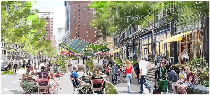 Water Street POPS, Alliance for Downtown New York, Jessica Lappin, Financial District, Water Street Arcade, Community Board 1, MAS, Zoning Proposal, Dipartiment tal-Ippjanar tal-Belt, Water Street Subdistrett, Rudin Management Co., RXR Realty, Brookfield Property Partners, Gale Brewer,