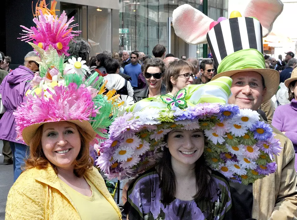 I-NYC Easter Parade, iibhonethi ze-Easter zanamhlanje