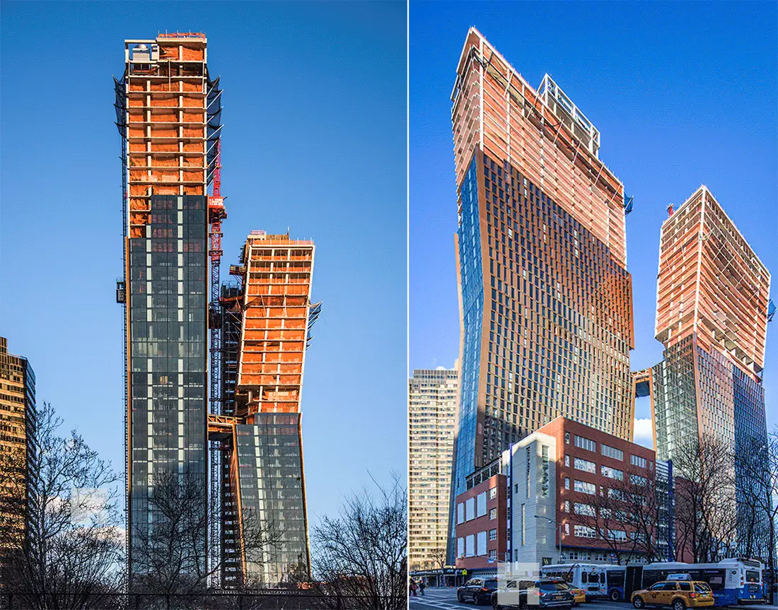 Las torres danzantes del East River de SHoP destacan con muchas protecciones contra inundaciones debajo 24529_1