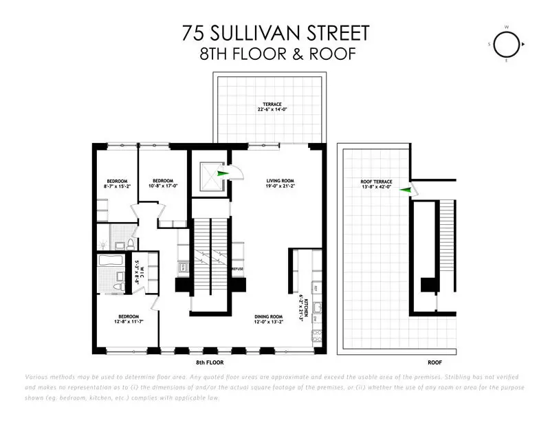 SUllivan ko'chasi 75, Sullivan ko'chasi 73, SoHo ijarasi, Nyu-Yorkdagi kvartiralar