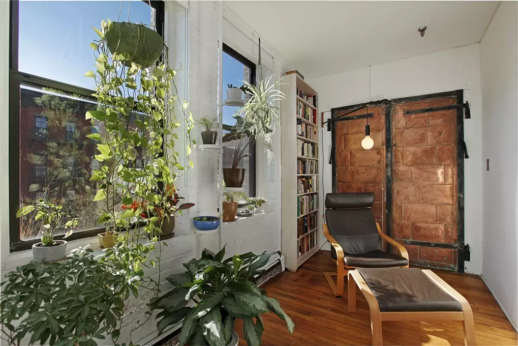 93 Lexington Avenue, Sitzecke, Loft, Loft Co-op, Clinton Hill, Kupferaufzug