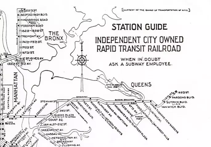 1939/1940 Worlds Fair, Worlds Fair Subway line, NYC subway, การขนส่ง, รถไฟใต้ดินที่หายไป, ประวัติศาสตร์, flushing meadows corona park, โรเบิร์ต โมเสส