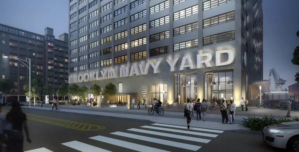 Brooklyn Navy Yard, pembangunan maneh Navy Yard, Gedung 77, Russ & Putri
