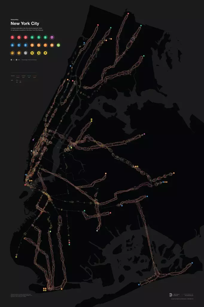 Subspotting, Peta, Penerimaan Telefon Kereta Api Bawah Tanah, MTA, Pengangkutan, Aplikasi