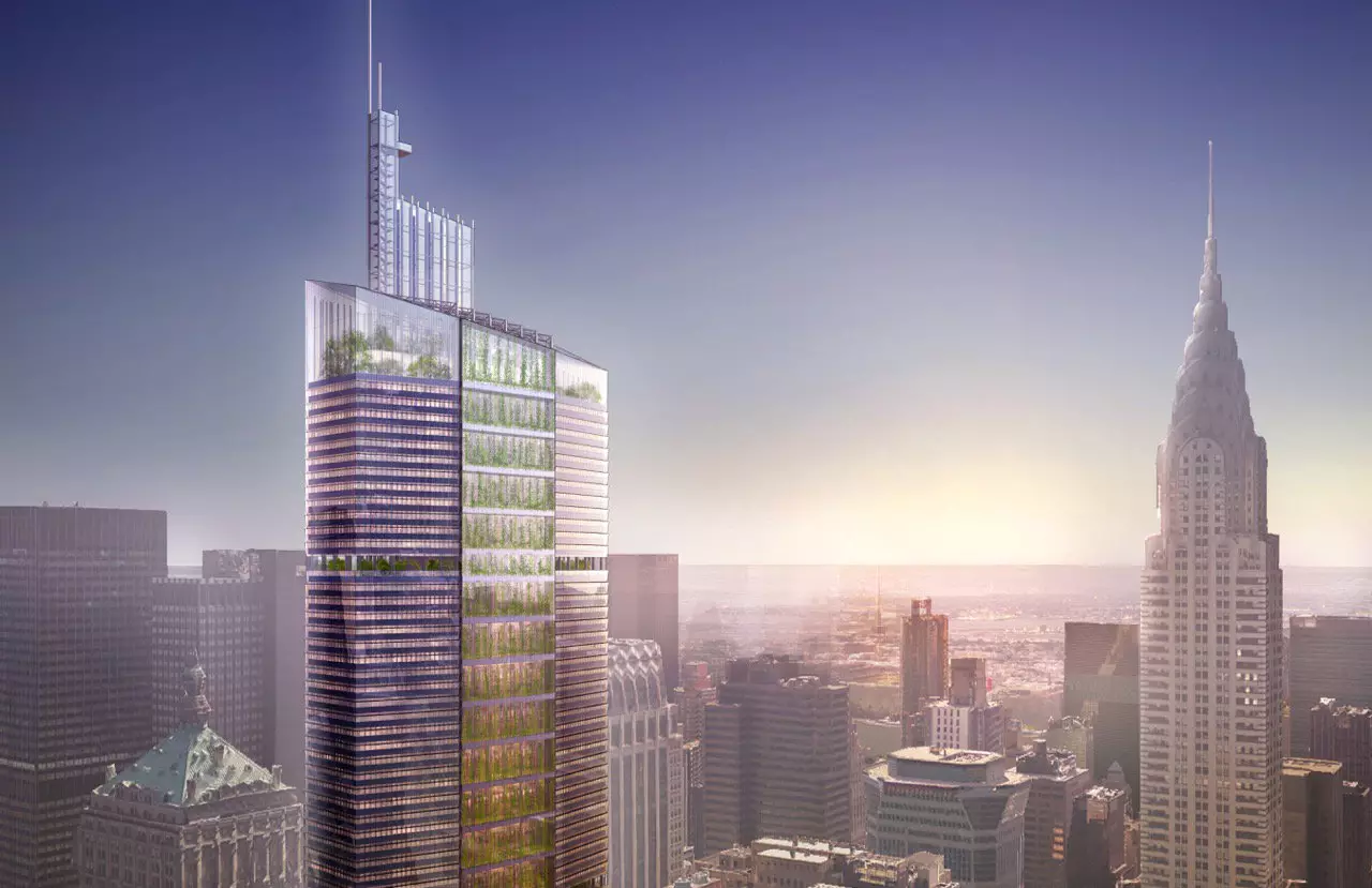 六位建筑师将大都会人寿大楼重新构想为未来的环保塔 24881_1