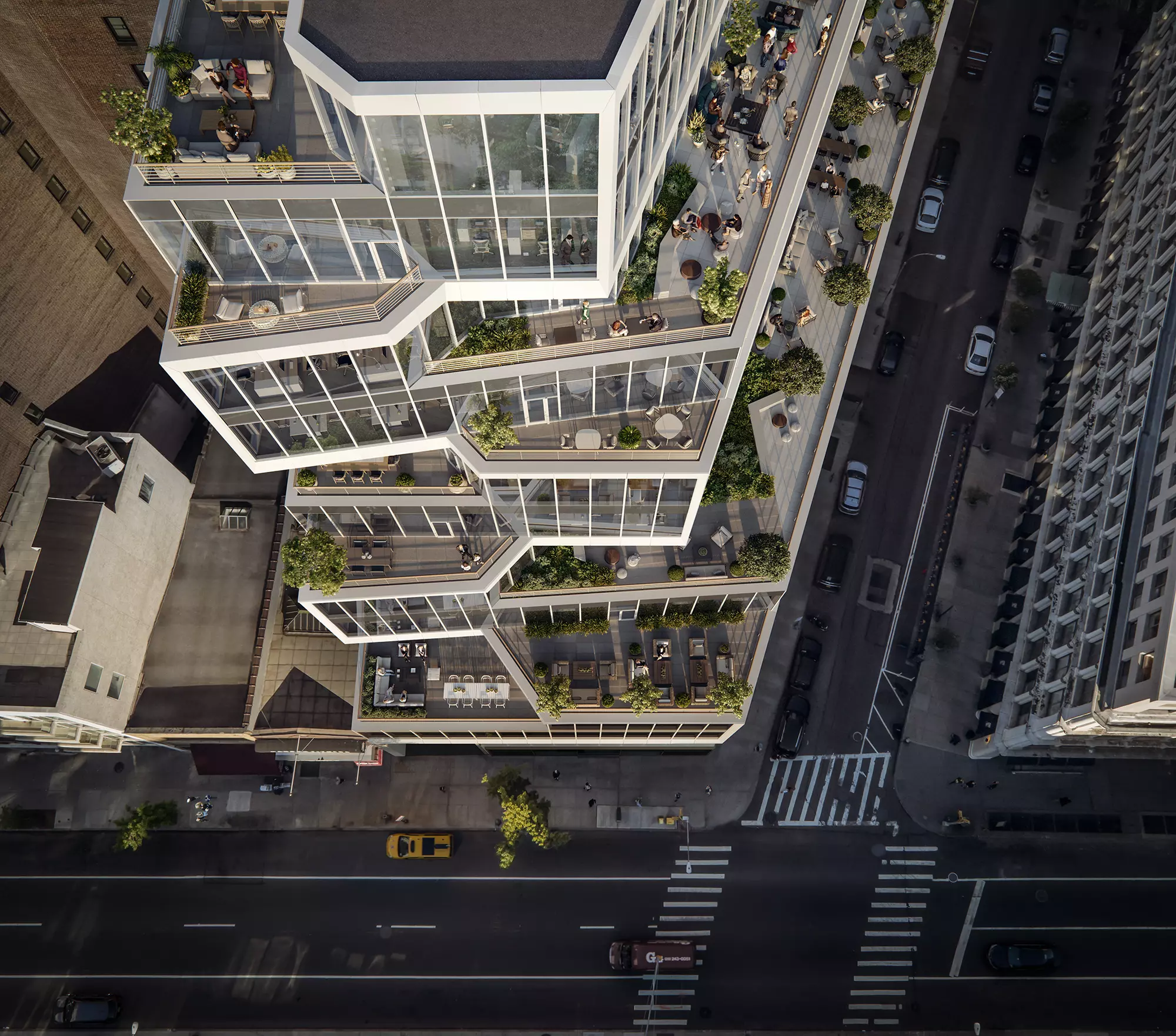 La torre de oficinas en zigzag en el nabe 'Silicon Alley' de Greenwich Village está a punto de completarse 2501_3
