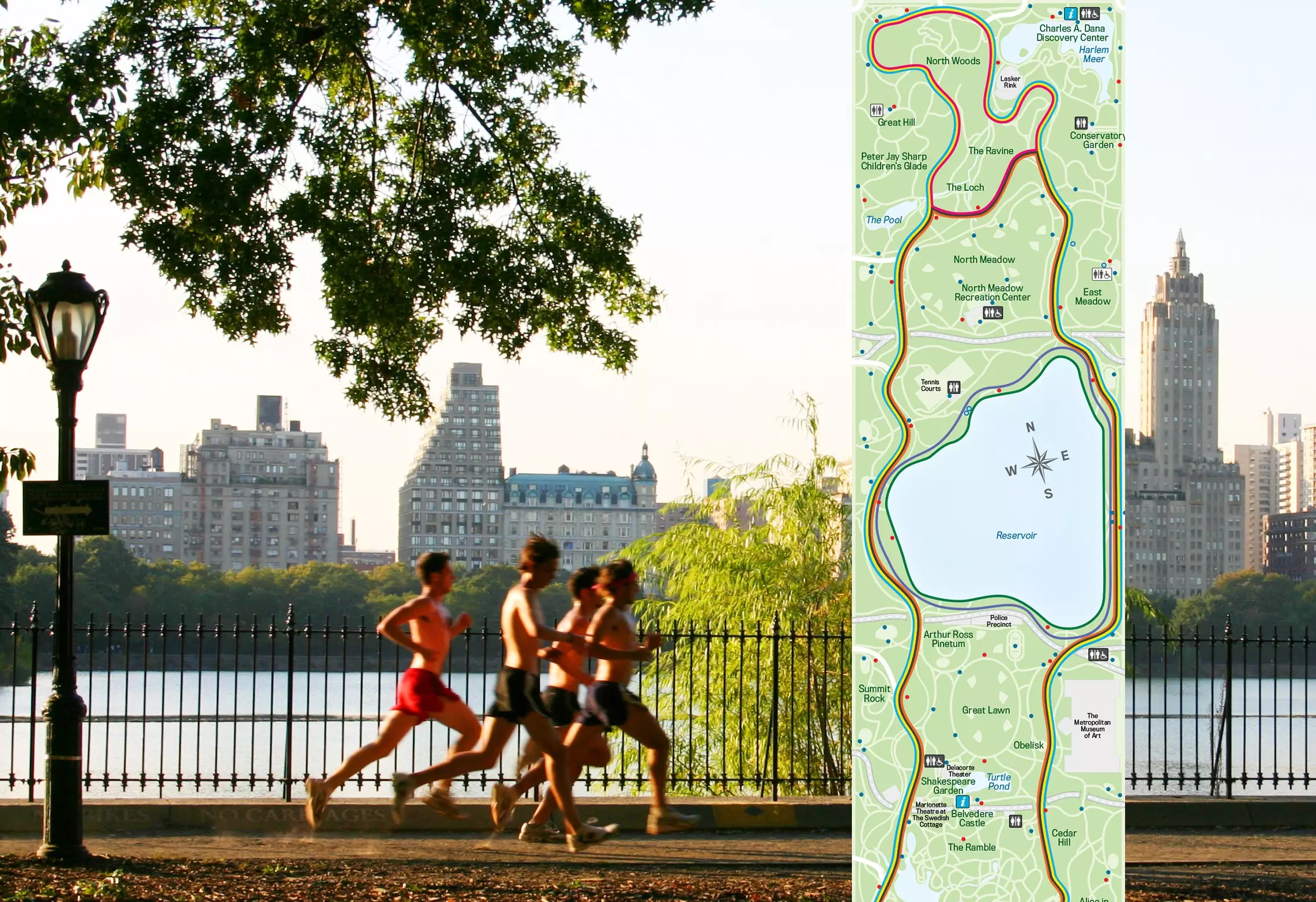 PETA: Temukan lintasan dan lintasan terbaik untuk berlari di Central Park 2503_1
