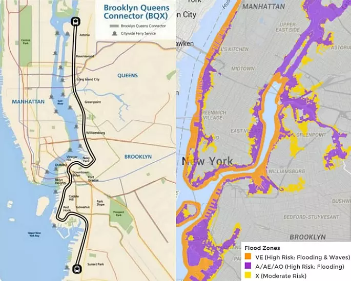 Tramwaj Brooklyn-Queens przejechałby całkowicie przez strefy powodziowe 25076_1