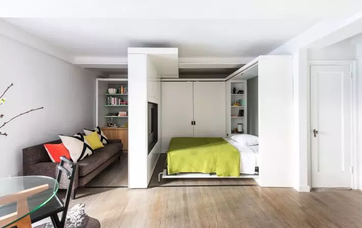 Apartamento 5:1, MKCA, Michael Chen Architects, apartamentos diminutos, microviviendas de Nova York