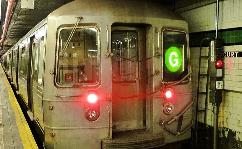 G train, NYC kaloliwe