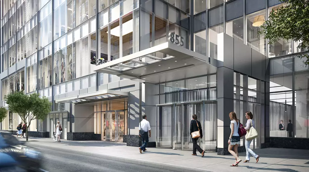 855 Sixth Avenue, COOKFOX Architects, Durst Organization, NYC ხელმისაწვდომი საცხოვრებელი სახლი, Midtown West-ის გაქირავება