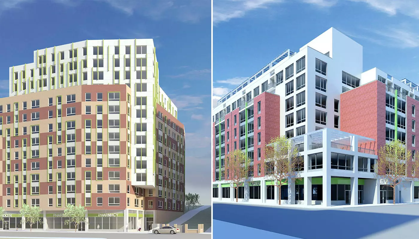 Architekti RKTB navrhují dvě nové cenově dostupné obytné budovy v Bronxu 25277_1