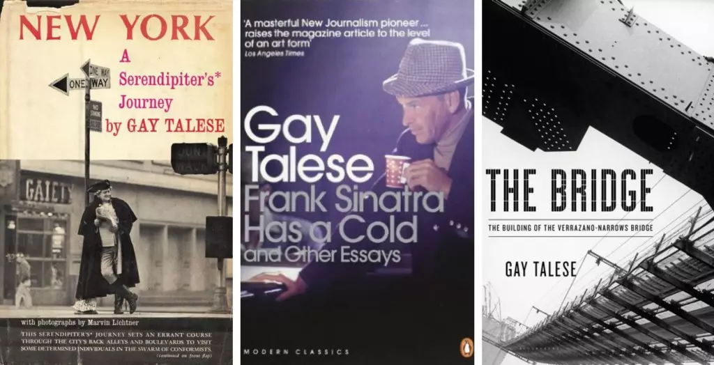Gay Talese စာအုပ်အဖုံးများ