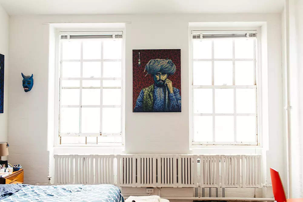 Сликарот Стивен Хол, дом за уметници во Вестбет, внатре во домовите за уметници во Вестбет