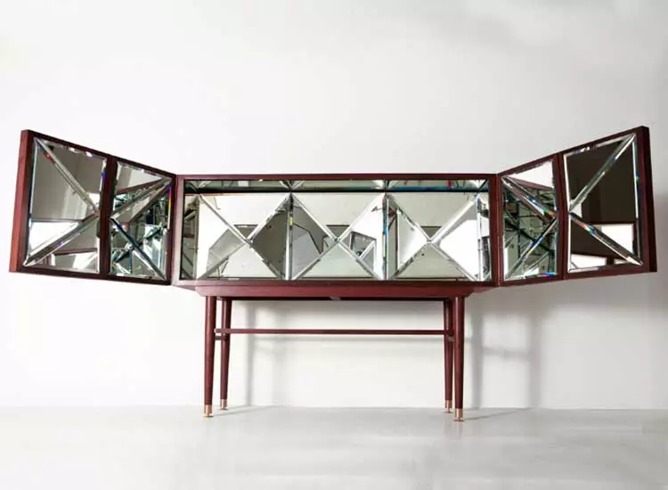 Sebastian Errazuriz, L'espace entre le vide, Kaleidoscope Cabinet, mobilier design new-yorkais