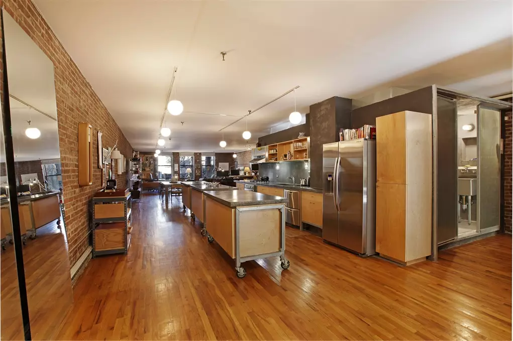 93 lexington avenue, clinton hill, stan u potkrovlju, brooklyn, kuhinja, modularna kuhinja