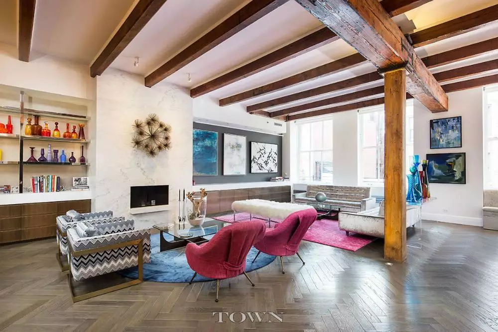 104 Wooster Street, Cool Listing, Soho, Lofts, Loft iri kutengeswa, Barry Levinson, Rain Man, Vakakurumbira, manhattan loft iri kutengeswa, zvemukati