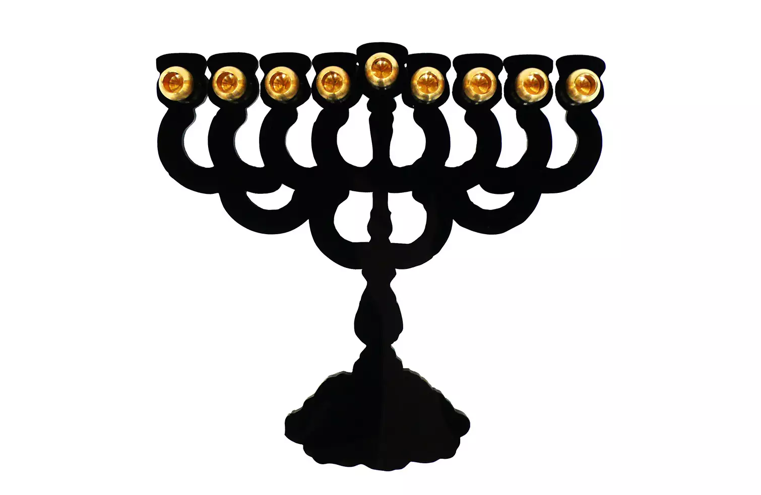 Menoràs modernes per a Hanukkah, Menoràs de disseny, disseny de Menoràs moderns, Menoràs modernes, Shadow Hanukkah Lamp de Barbara Shaw Gifts