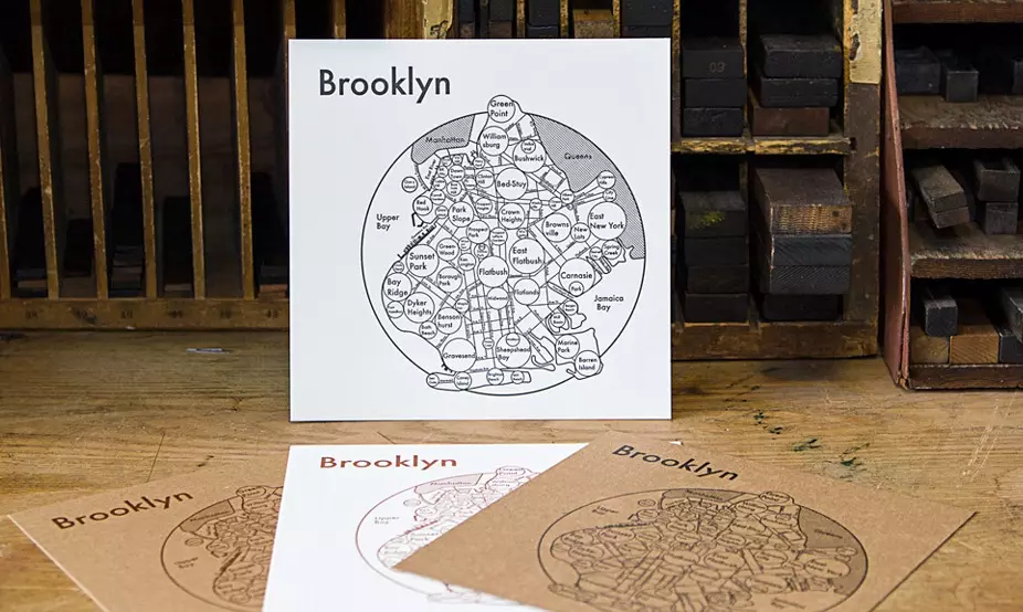 Archie Archambault ، خريطة من العقل ، حروف مطبوعة عتيقة ، خرائط المدينة