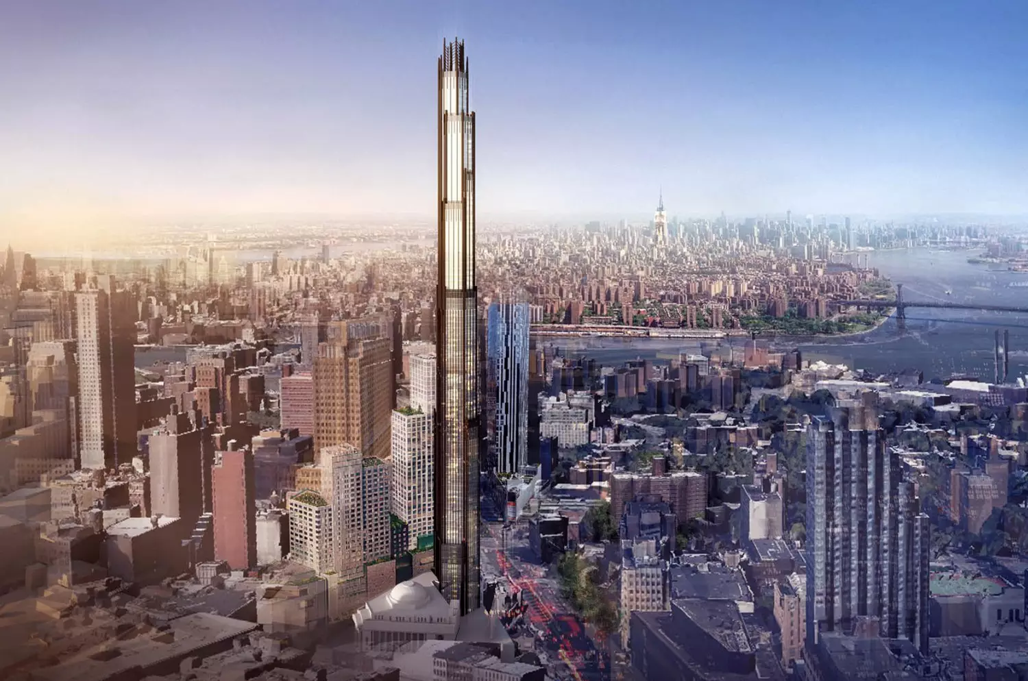 Rendering Dicethakaké kanggo Menara 1.000 Kaki Pertama Brooklyn 26391_1