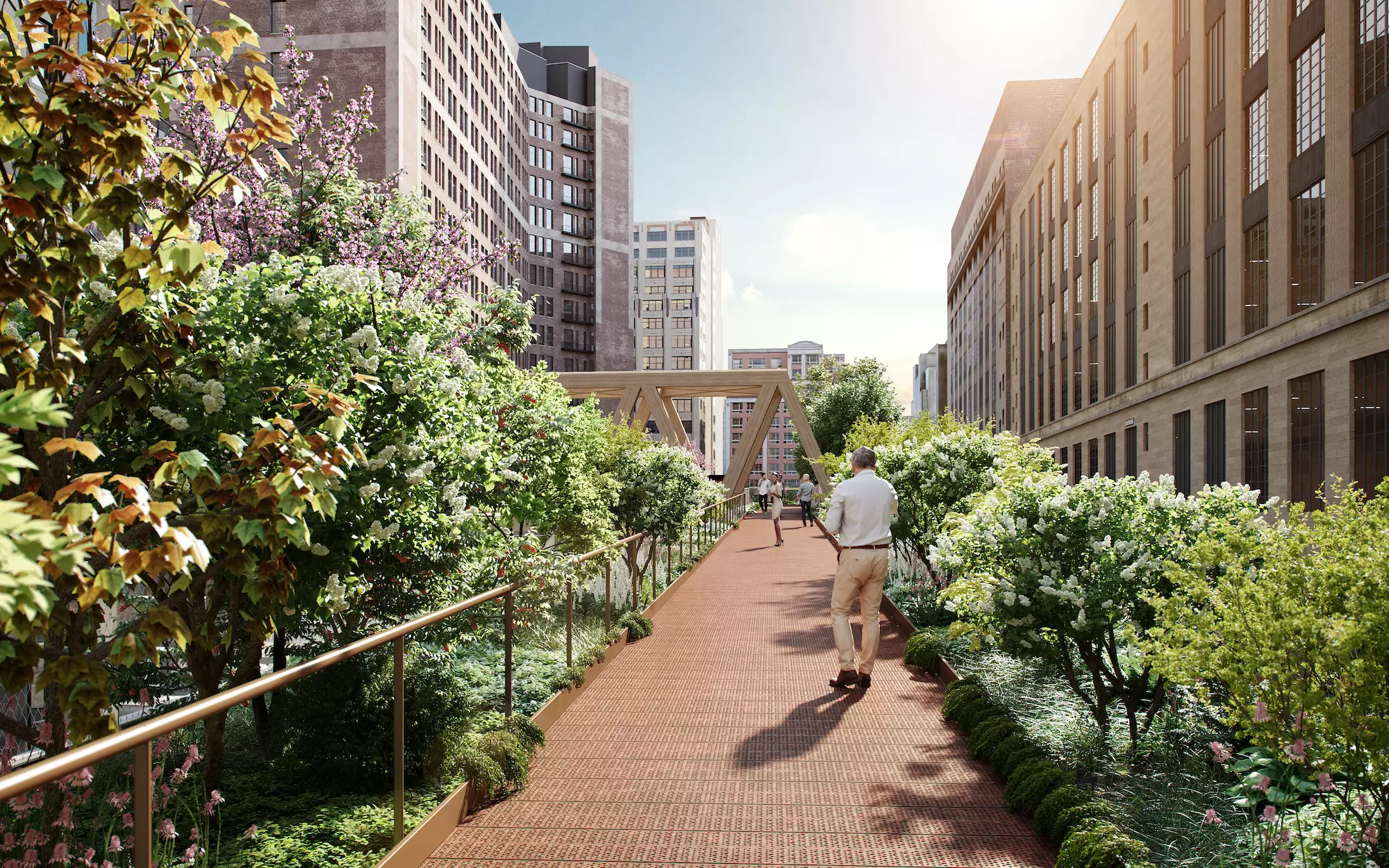 Δείτε τον υπερυψωμένο πεζόδρομο που θα συνδέει το High Line με το Moynihan Train Hall 2647_3