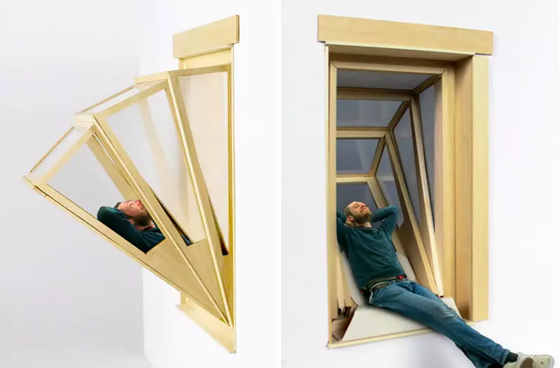 ส่วนขยายหน้าต่างสกายเพิ่มเติมสร้างซุ้มกระจกขนาดเล็กในอพาร์ตเมนต์ของคุณ 26517_1