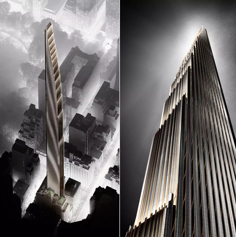 111 West 57th Street, terakota, SHoP Architects, BKSK, neboder, skylines, JDS Development, WSP (1)