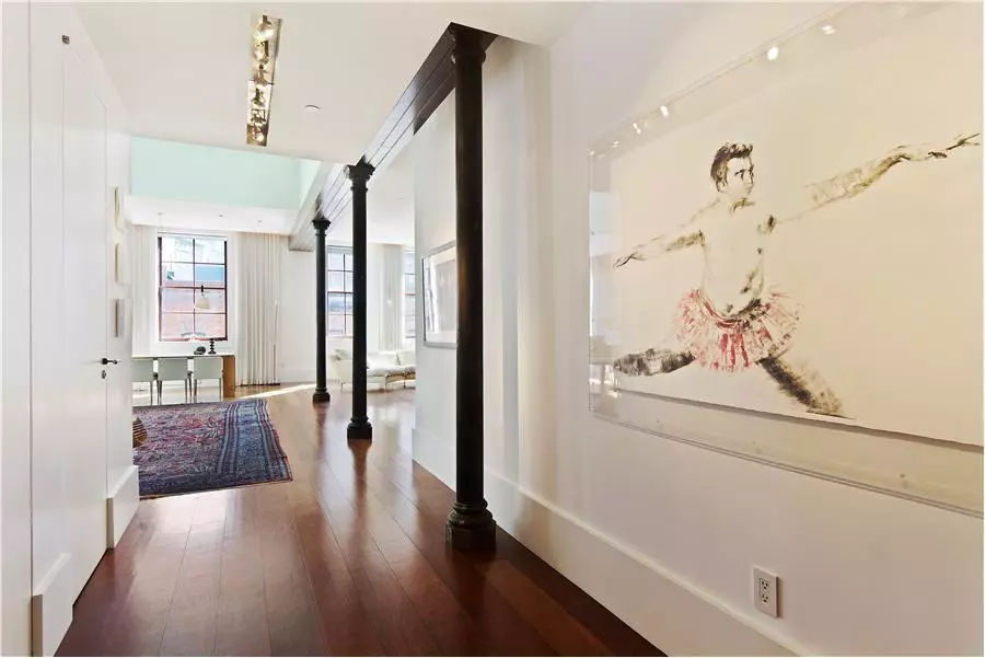 140 Franklin Street, Tribeca Loft Conversion, Lofts, Cool Listings, Interiors, Penthouse, Albert Wagner, Tribeca, អាគារប្រវត្តិសាស្ត្រ, ជាន់លើ Tribeca សម្រាប់លក់