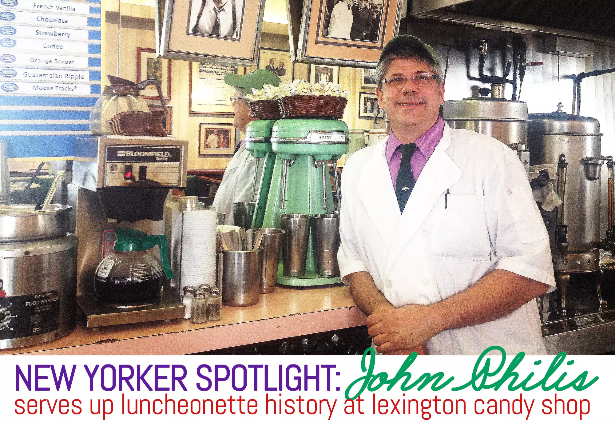 New Yorker Spotlight: John Philis serviert Luncheonette-Geschichte im Lexington Candy Shop 27009_1