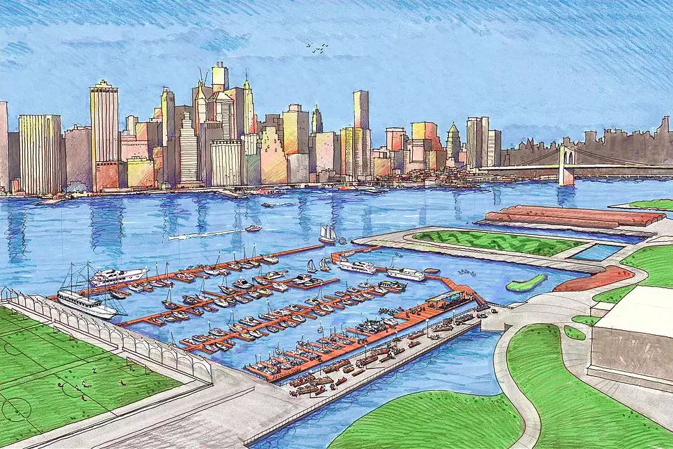 Brooklyn Bridge Park'ın Metro Hattı Üzerindeki Sekiz Dönümlük Marina'da İnşaat Başladı 27043_1