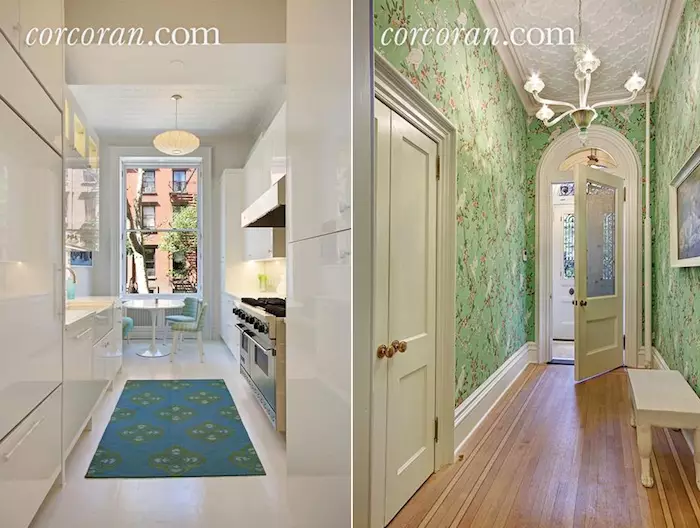 281 Henry Street, Interiors, Brooklyn Heights, Townhouses, Brooklyn Brownstone, Brooklyn Townhouse for Sale, ເຮືອນປະຫວັດສາດ, ເຮືອນ Devonshire, Romaine Orthwein,