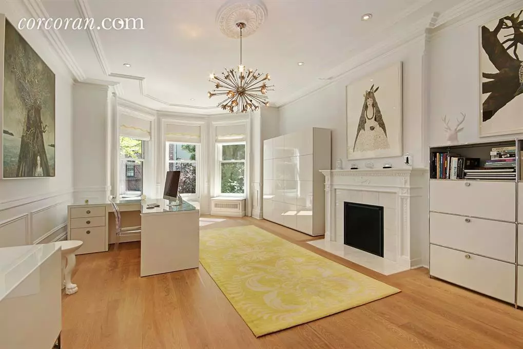 281 Henry Street, Interiors, Brooklyn Heights, Townhouses, Brooklyn Brownstone, Brooklyn Townhouse for Sale, ເຮືອນປະຫວັດສາດ, ເຮືອນ Devonshire, Romaine Orthwein,