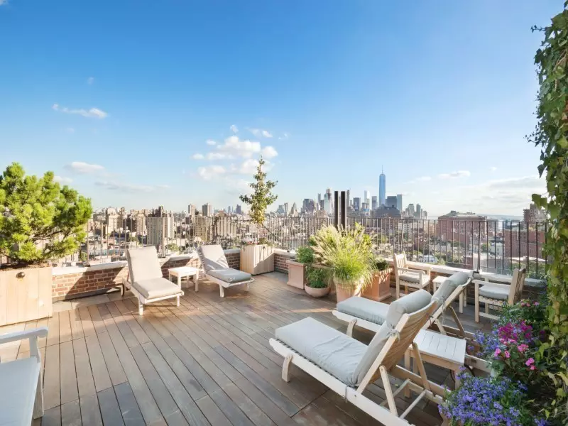302 West 12th Street, deck, atop