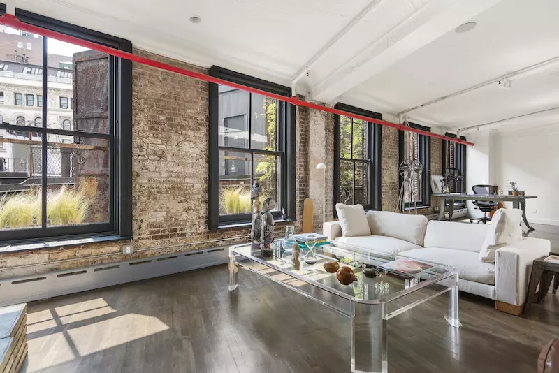 22 East 18th Street, Penthouse, Flatiron, Loft, Flatiron Loft ar werth, rhestriad cŵl, Cwmpawd, Tu mewn, Boffi, gardd to, gardd breifat, sinema awyr agored, gerddi, tirlunio, cydweithfeydd manhattan,