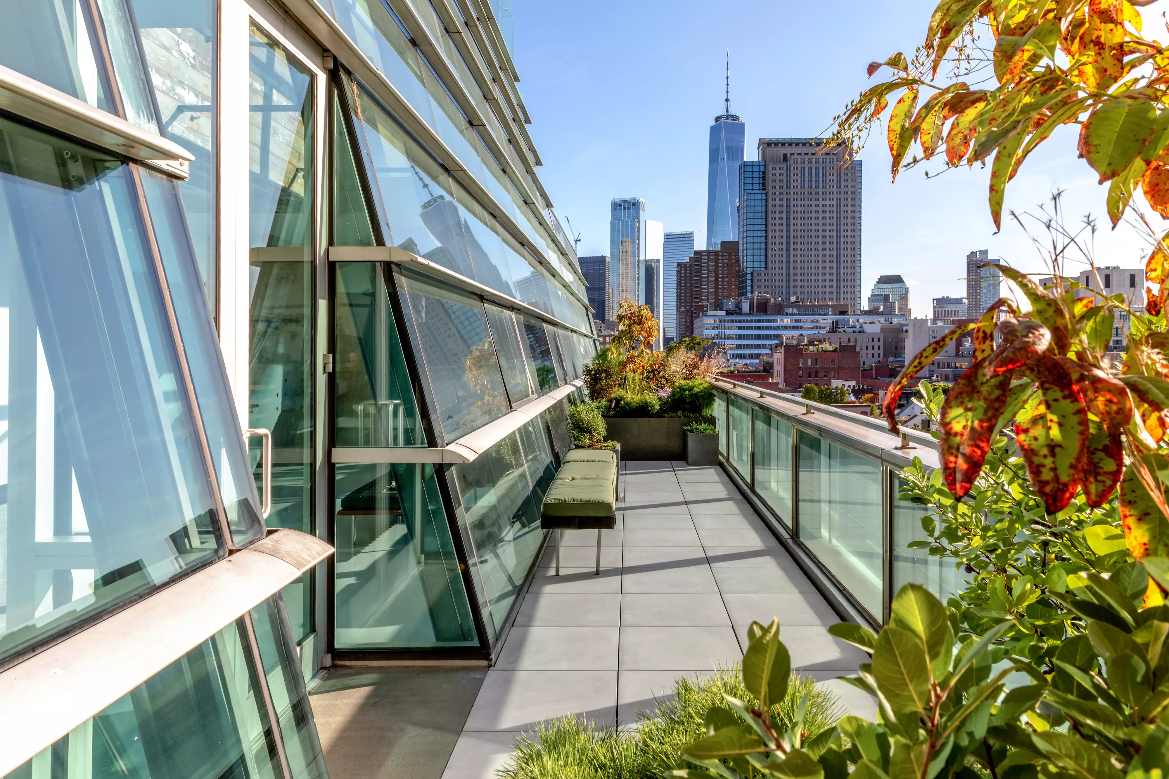 Ny penthouse Hudson Square $10M dia manana terrace 1,650 metatra toradroa manatrika ny renirano 2748_5
