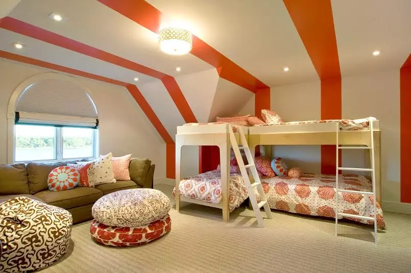 DHD Interiors Hamptons House Habitación para niños