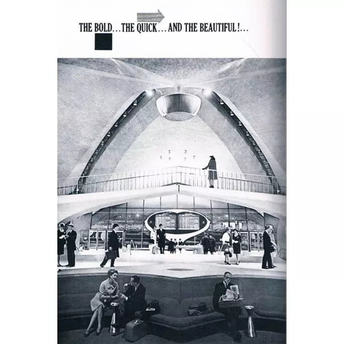 TWA Terminal, JFK, Idlewild, Saarinen, Moderni arkkitehtuuri, NYC:n maamerkit, Jet age